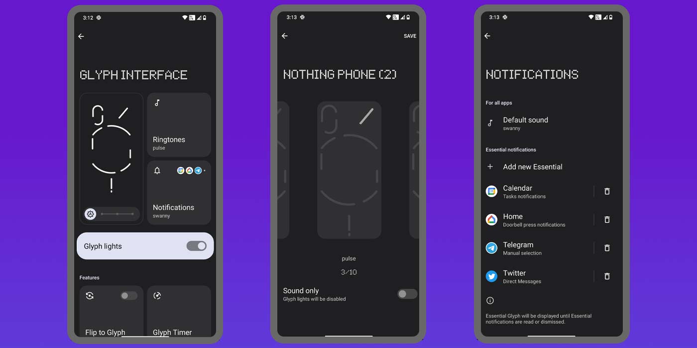 The ultimate guide to using the Nothing Phone (2) Glyph Interface