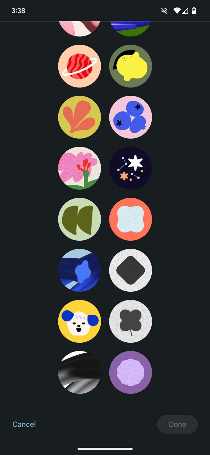 Android 14 Beta 4 adds selection of colorful user profiles pictures