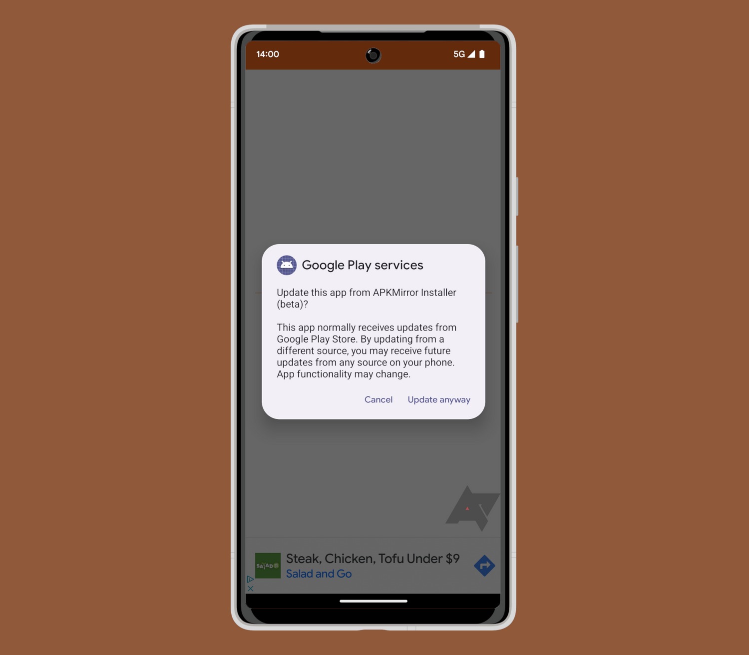 Android 14 to bring a new warning when sideloading Google apps