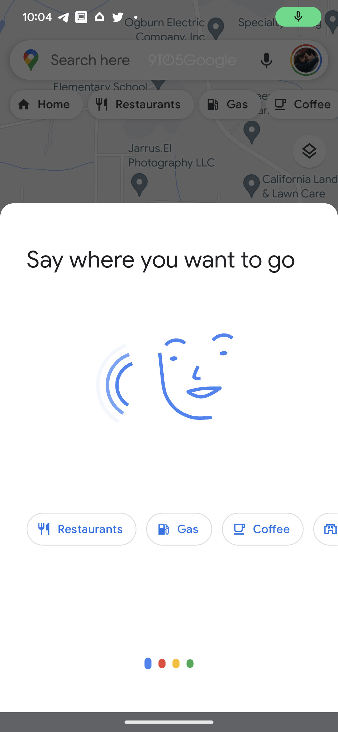Google Maps for Android rolling out new voice input