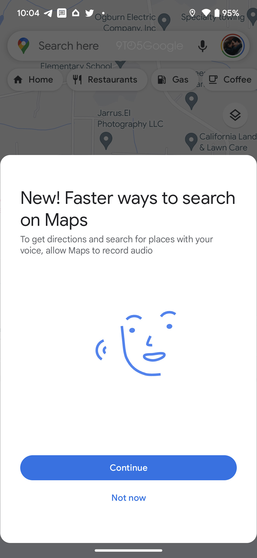 Google Maps for Android rolling out new voice input