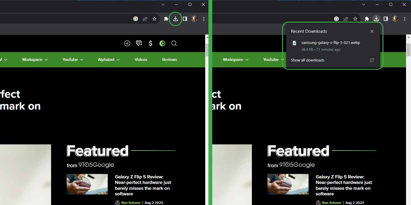 Chrome moved your recent downloads, here's where to find them