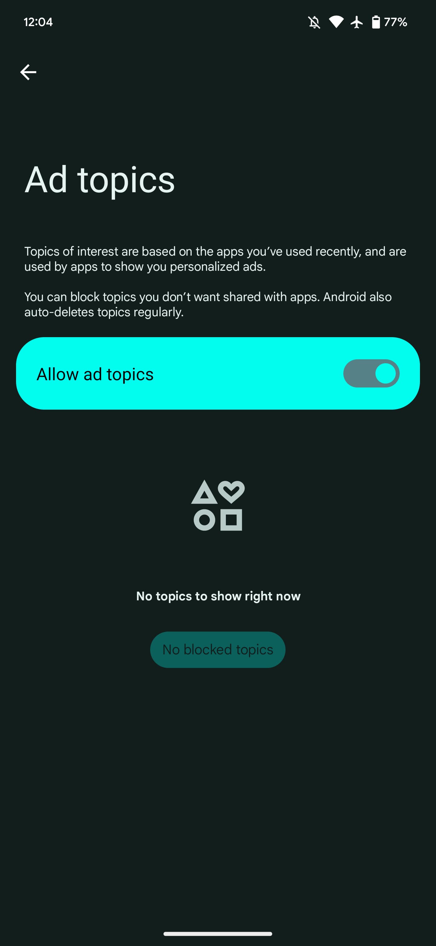 Android rolling out new Ad privacy settings