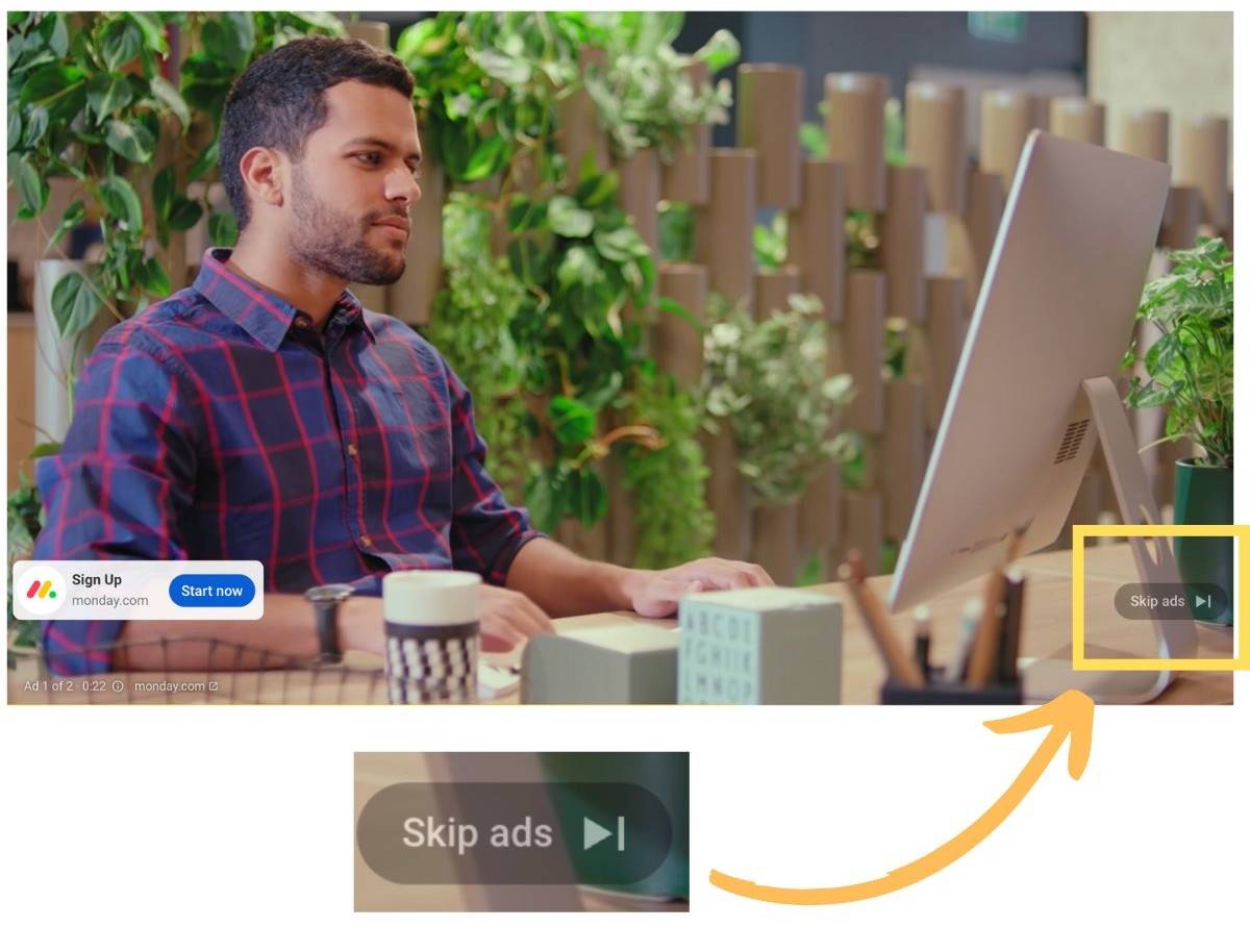 YouTube is testing a much smaller 'Skip Ads' button