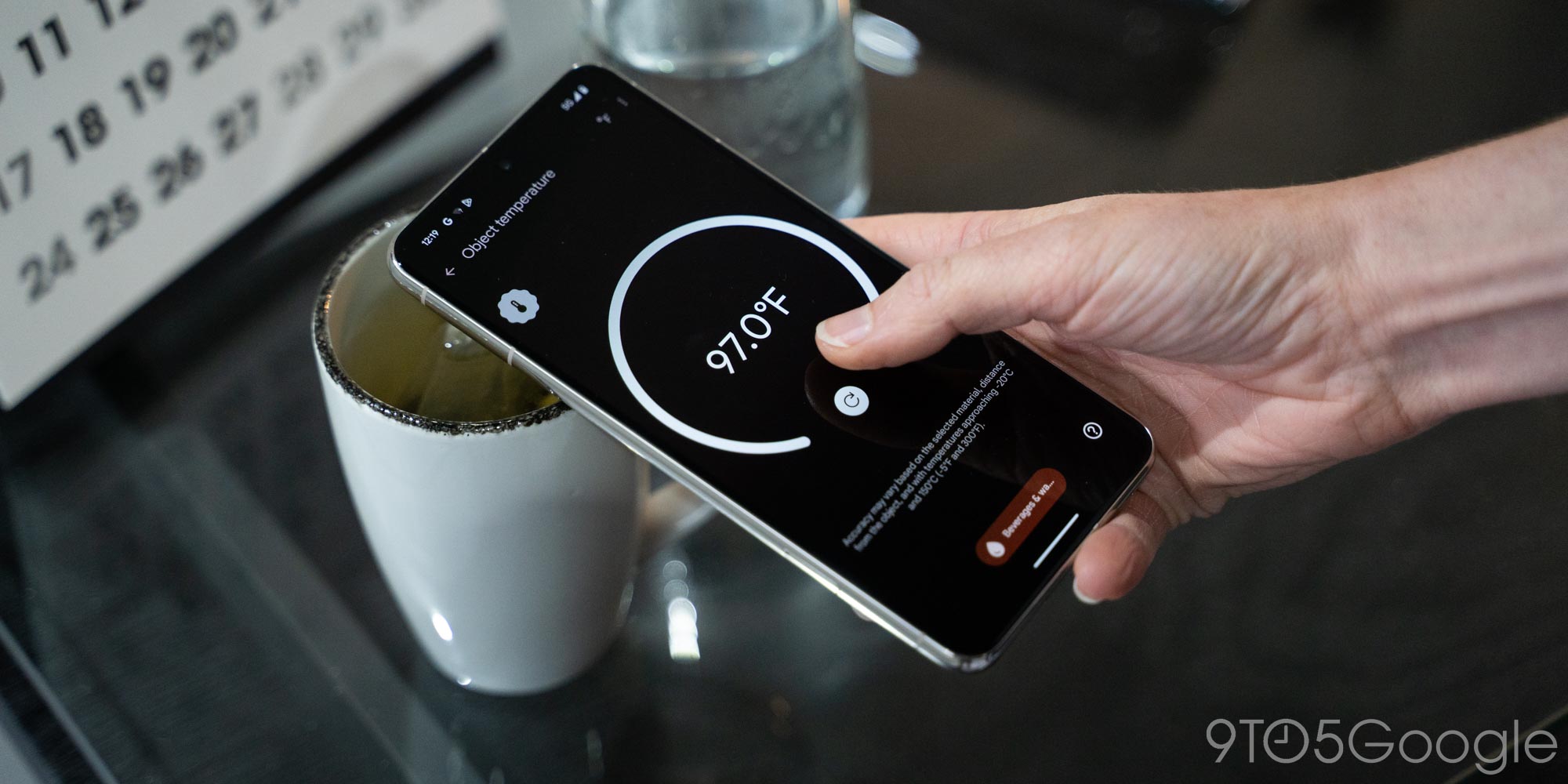 Pixel 8 Pro Thermometer works on objects, under FDA review