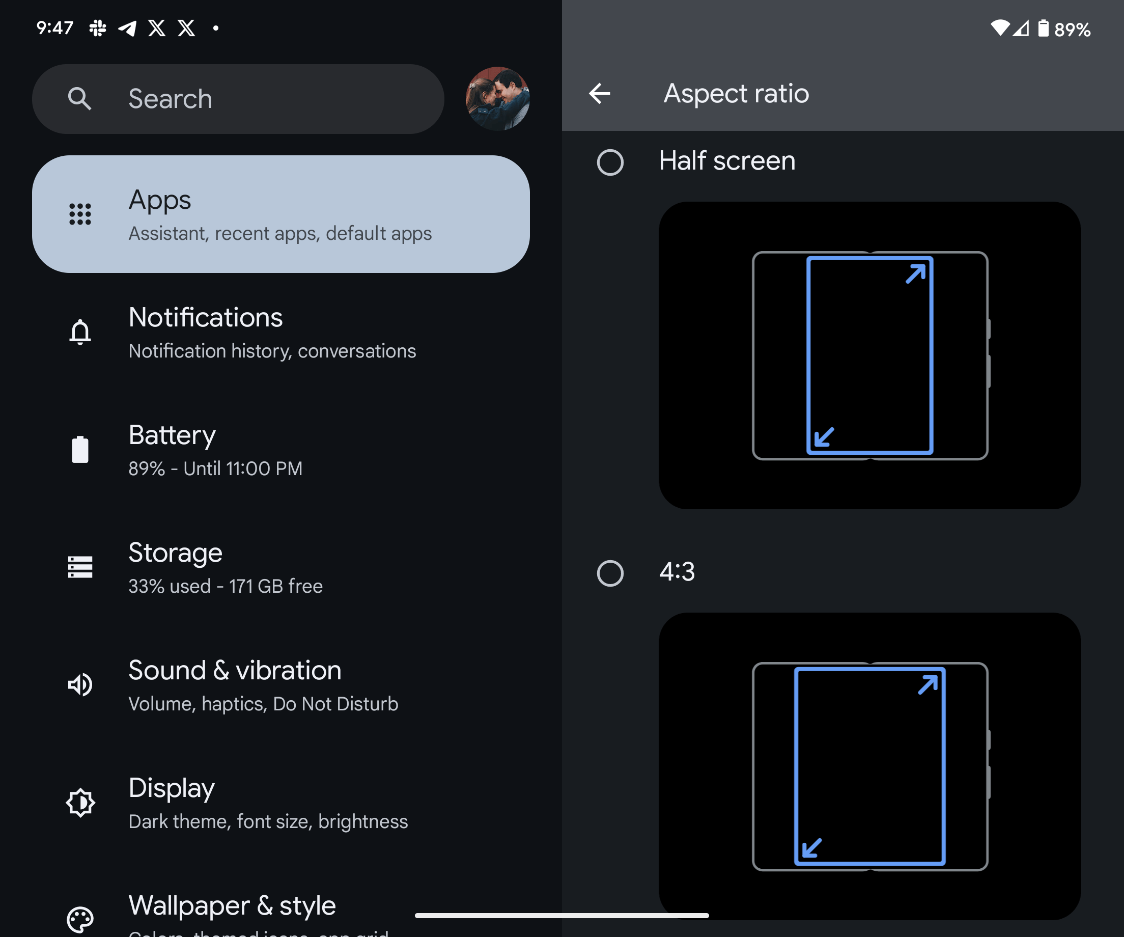 Pixel Fold and Tablet get fullscreen apps in new update