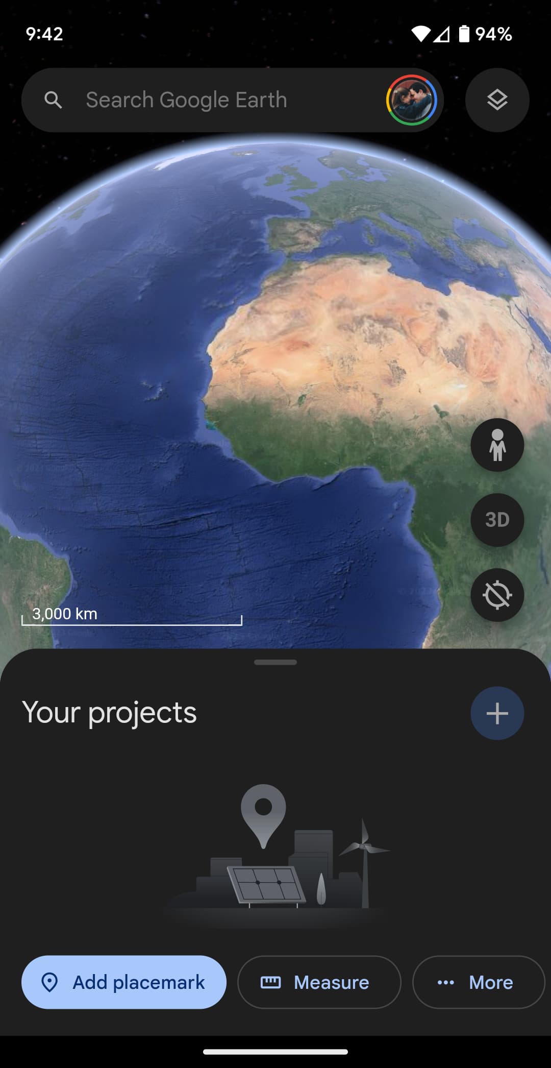 Google Earth gets a redesigned Android app with Projects