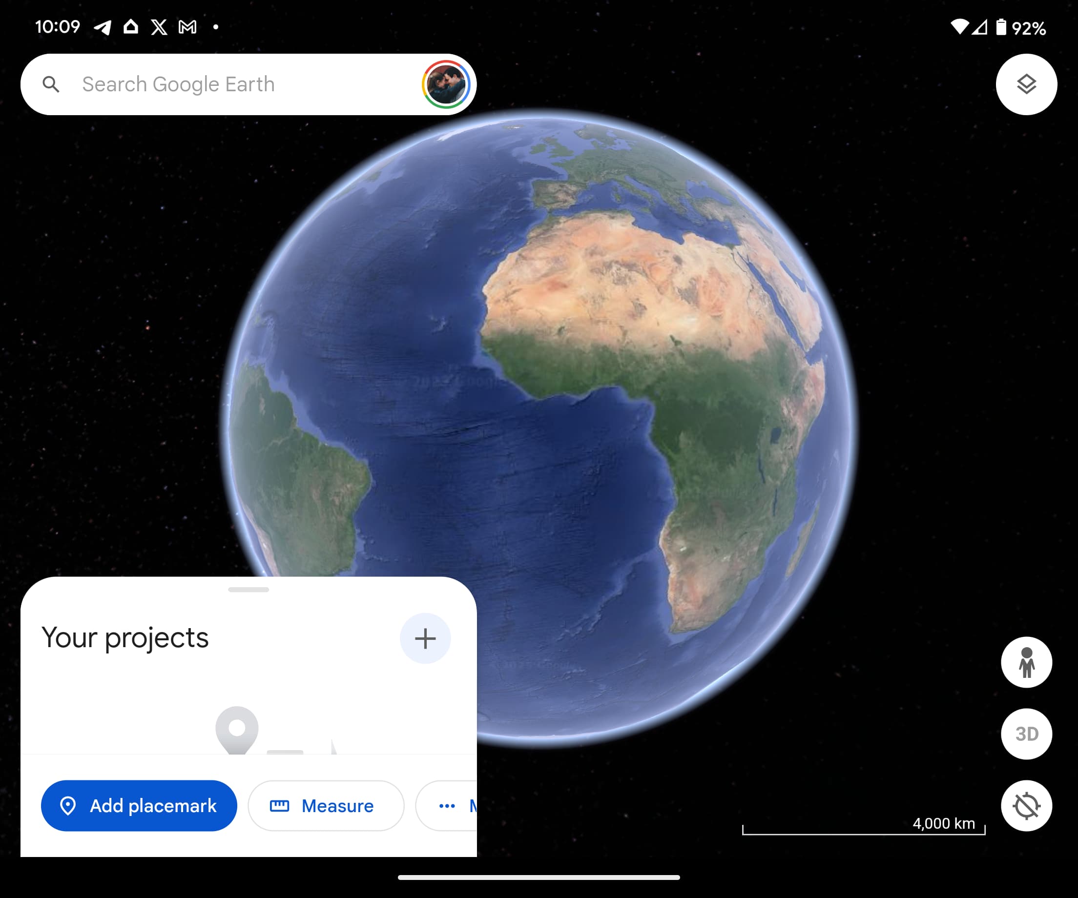 Google Earth gets a redesigned Android app with Projects