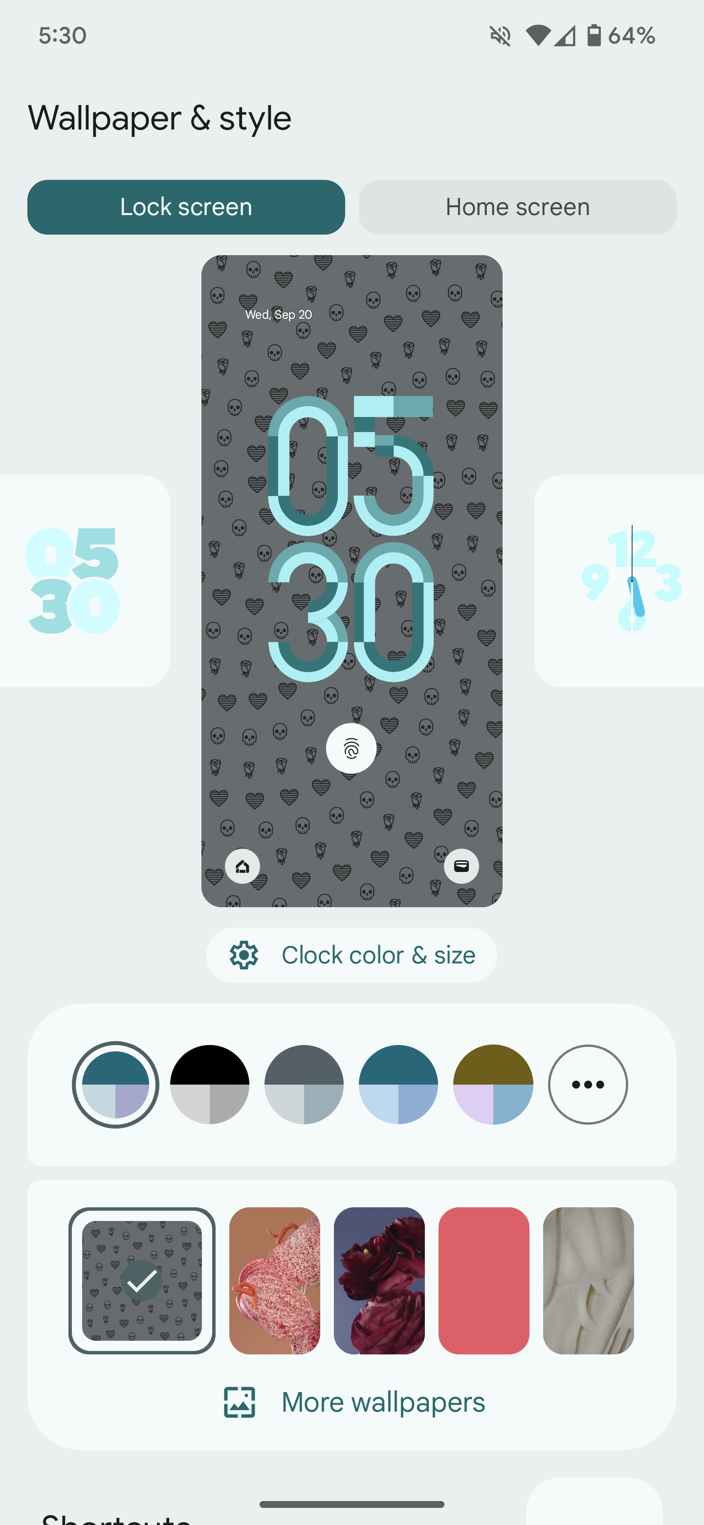Android 14 QPR1 Beta 1 adds new 'Metro' lockscreen clock