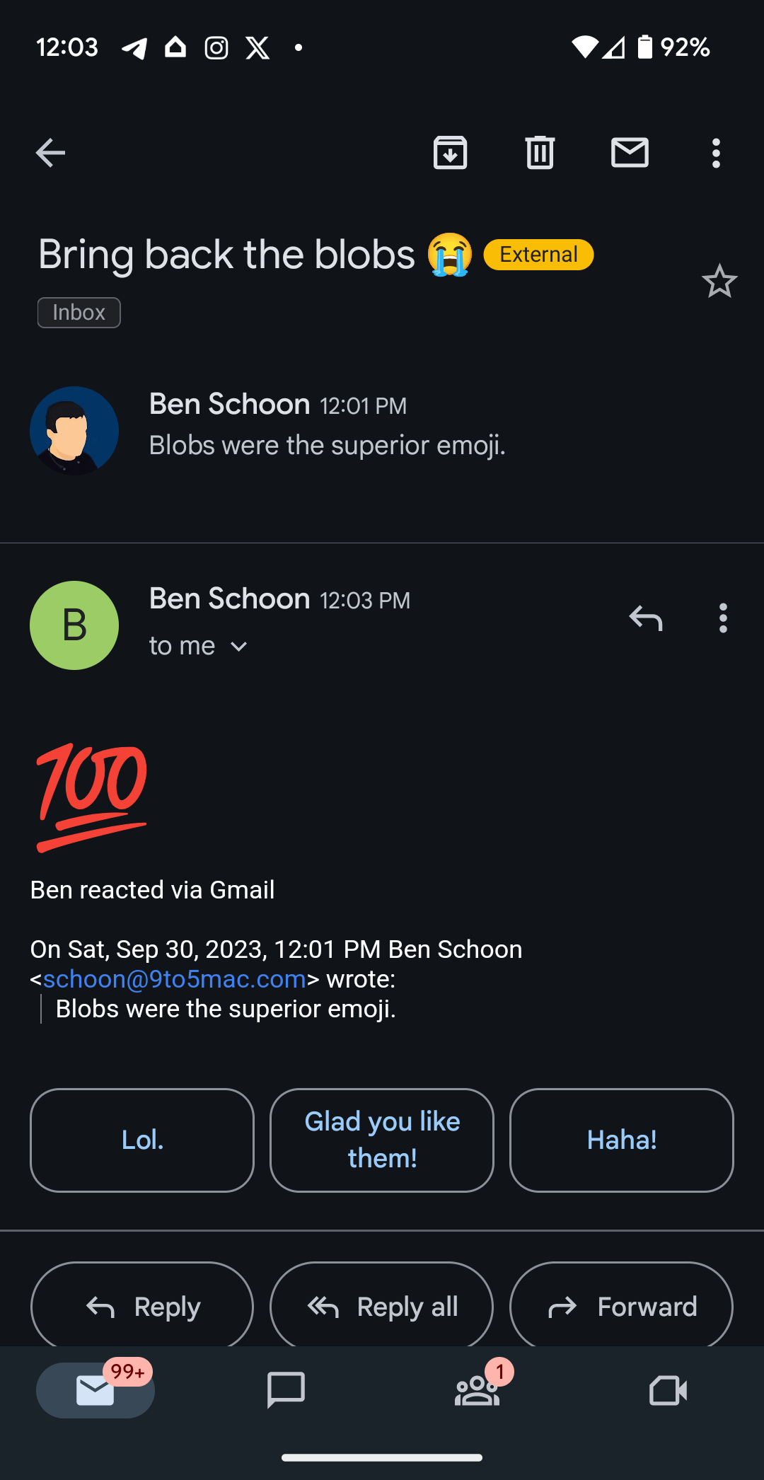 This is how emoji reactions in Gmail will work [Video]