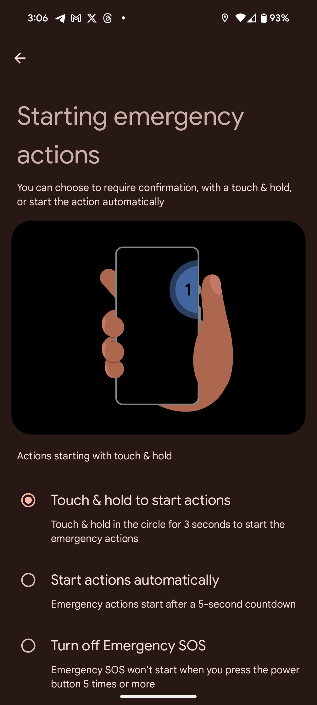 Android fixes Emergency SOS to prevent accidental 911 calls