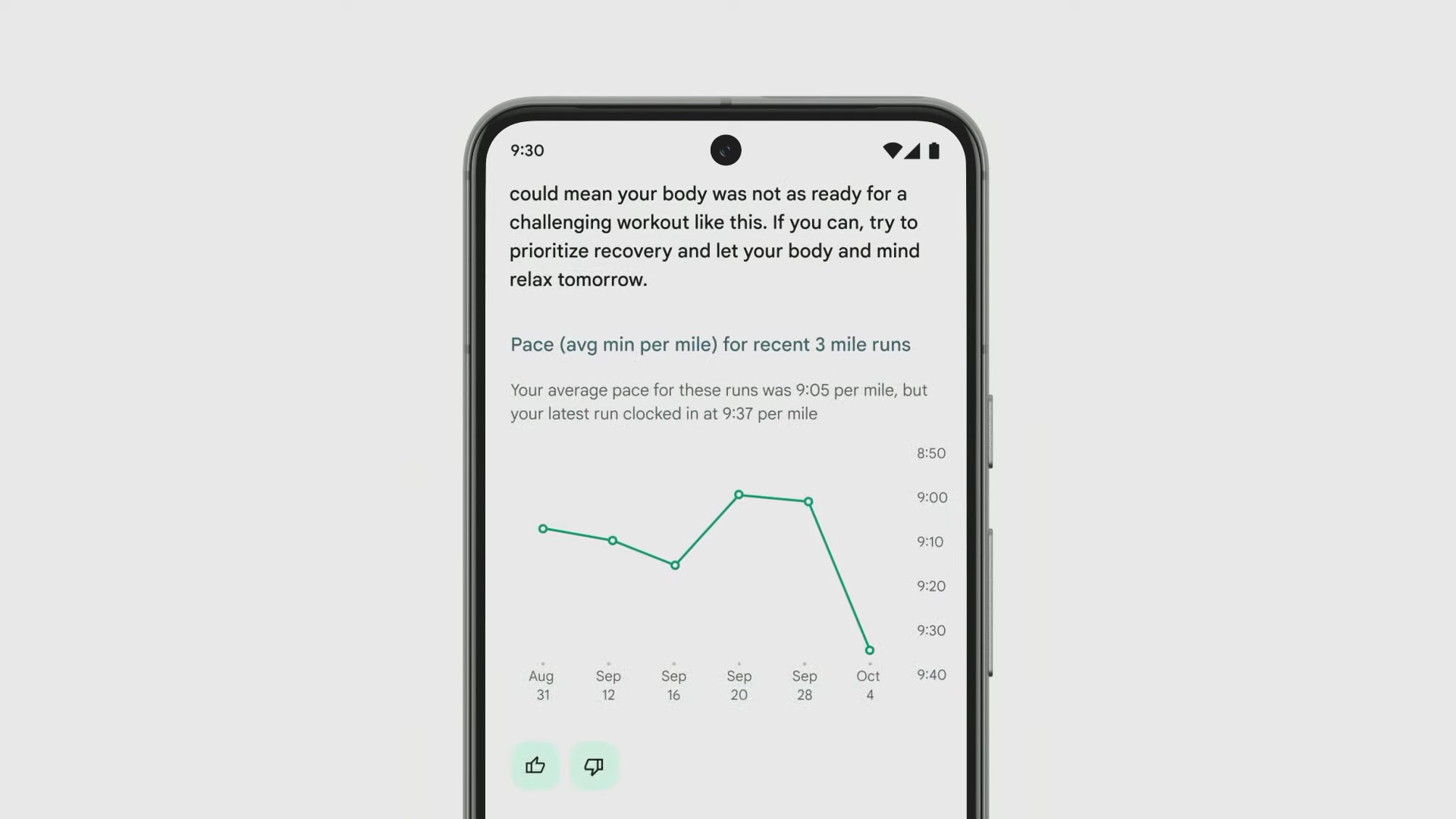 Fitbit Labs teased with AI feedback on recent workouts and trends