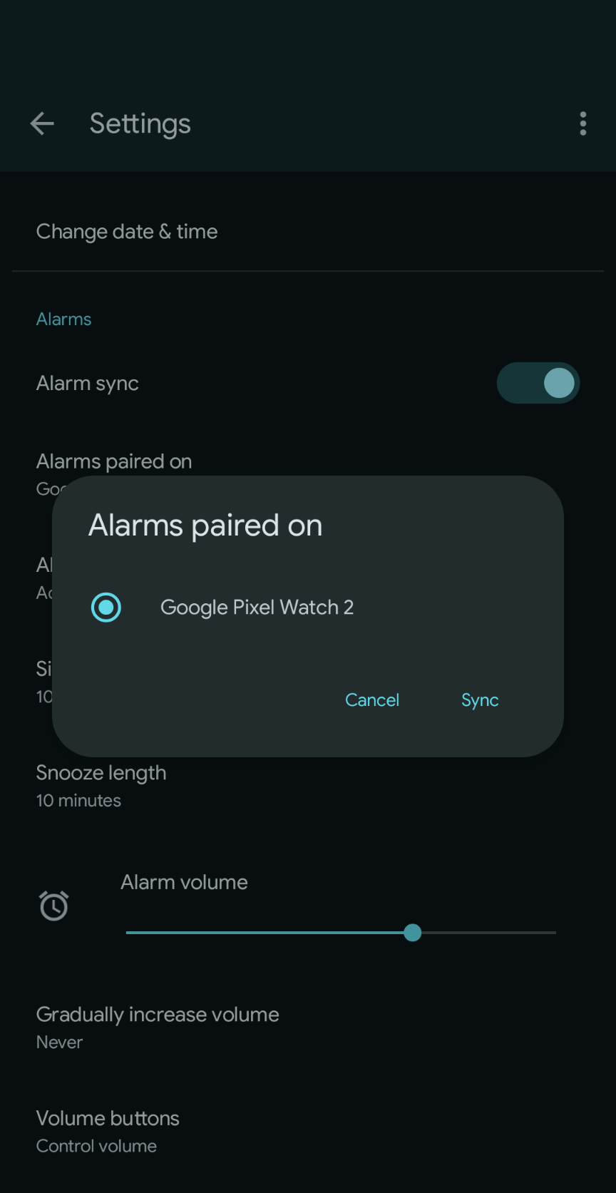 Google Clock 7.6 centers the time, preps Pixel Watch alarm sync