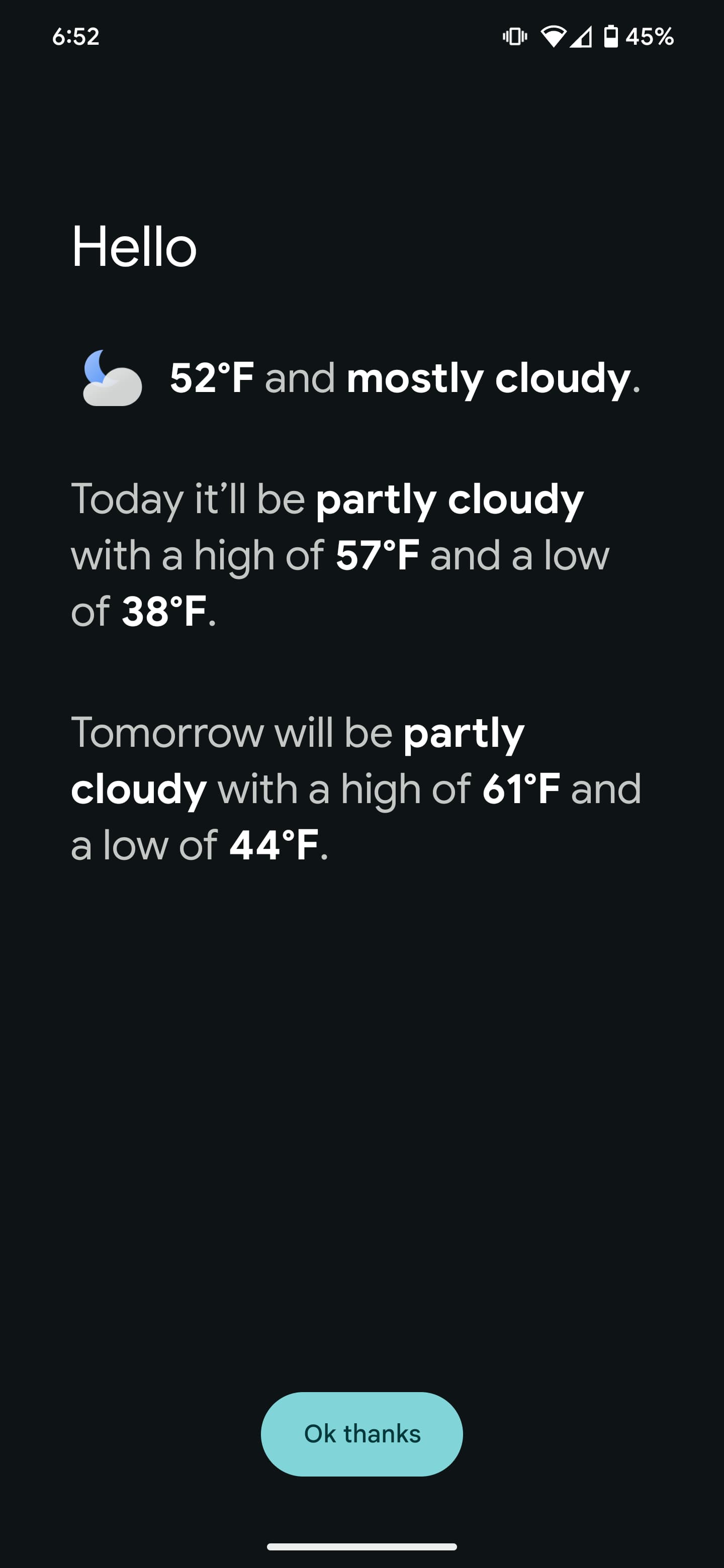 Google Clock alarms get redesigned weather forecast on Pixel