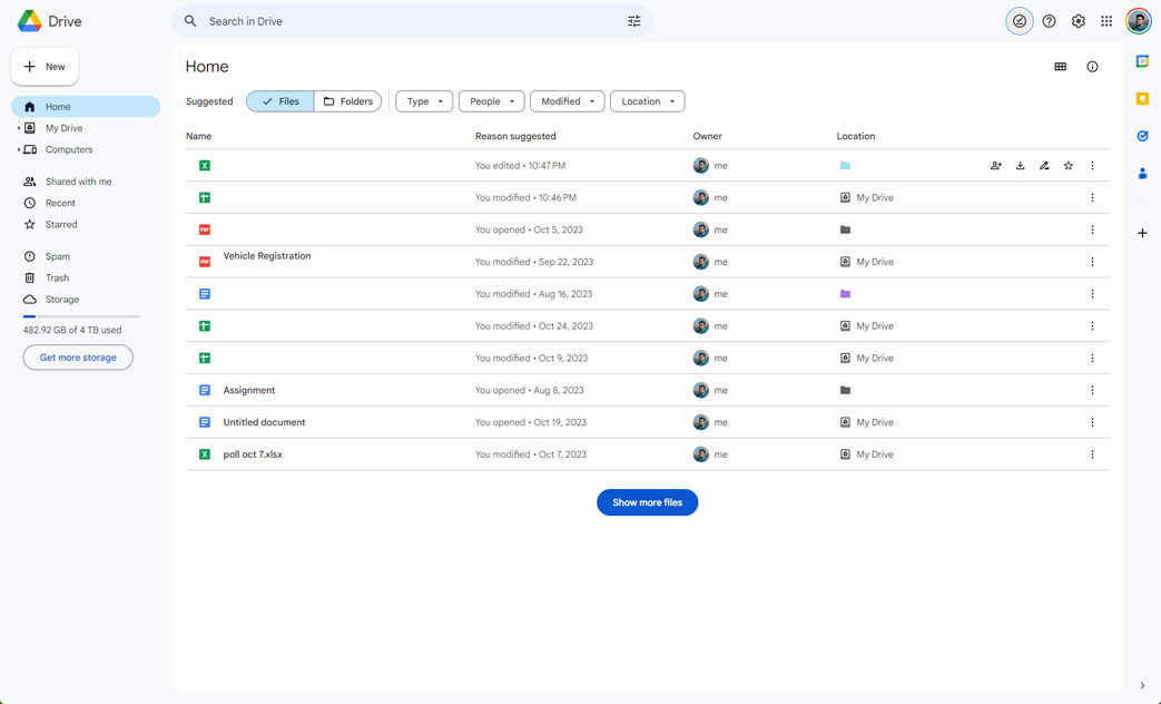 How to navigate Google Drive’s new ‘Home’ section