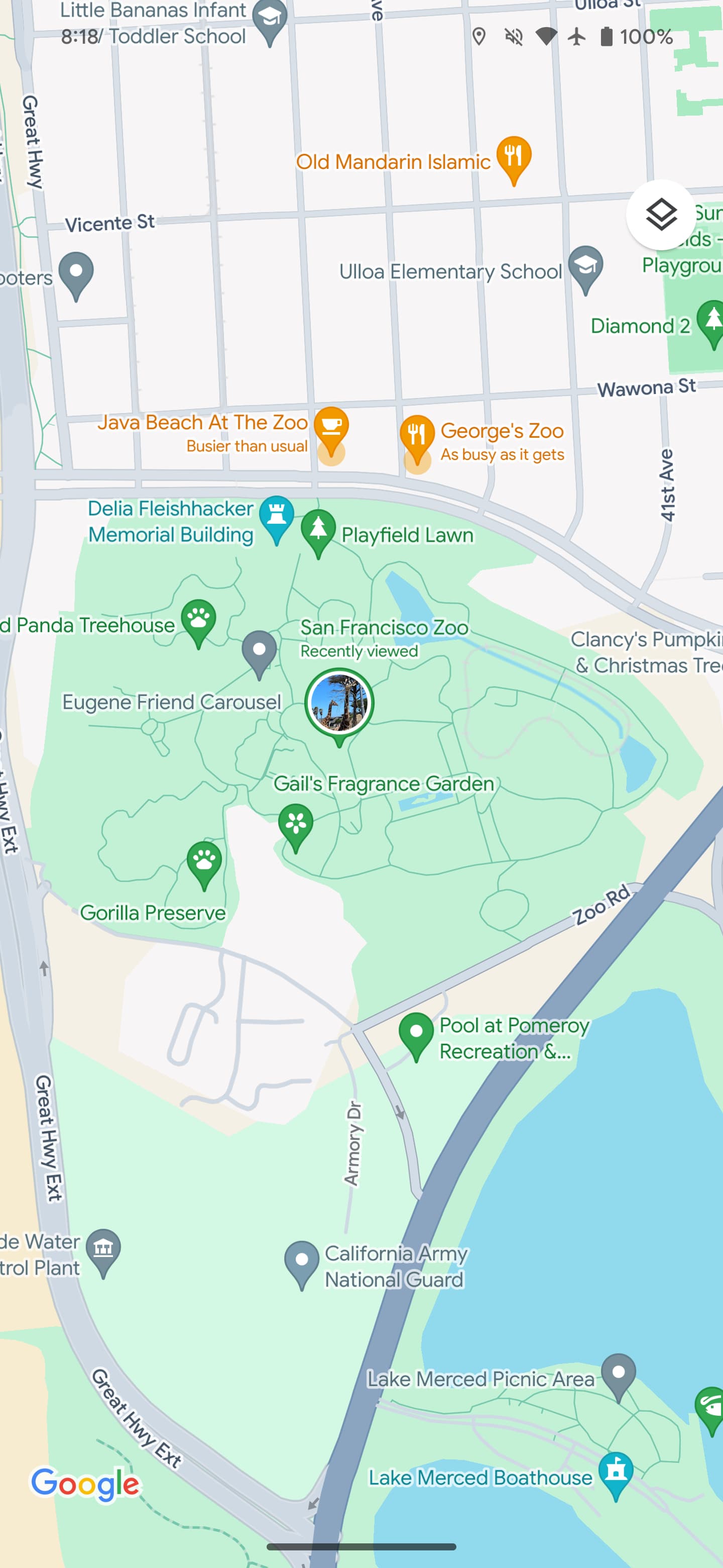 O Google Maps está lançando uma nova paleta de cores em grande escala