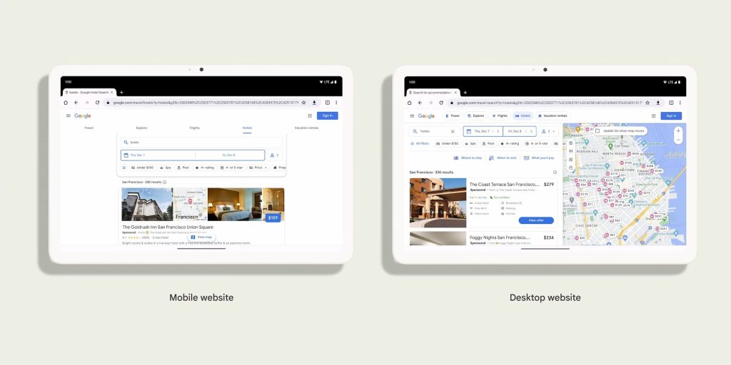 Every Google app updated for Android tablets, foldables [Gallery]