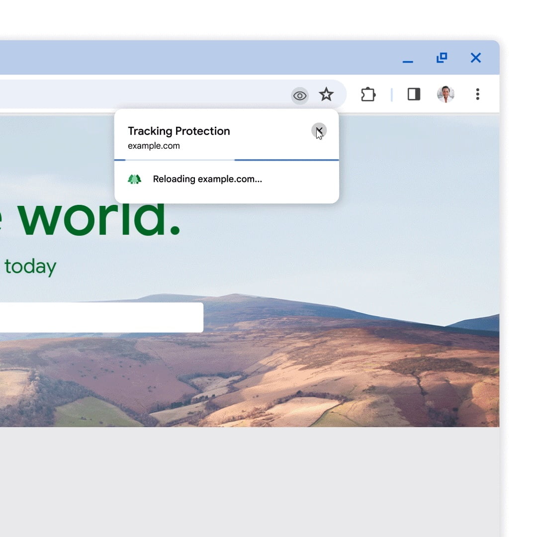 Chrome's 3rd-party cookie deprecation is called Tracking Protection