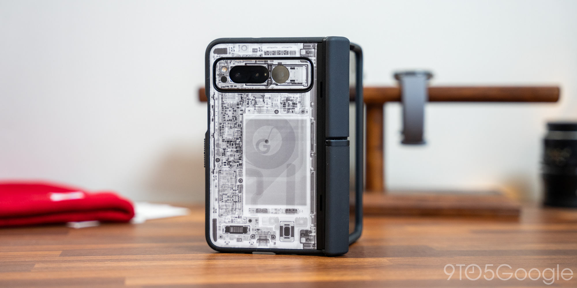 Dbrand's Pixel Fold Grip case and X-Ray skin are gorgeous combo