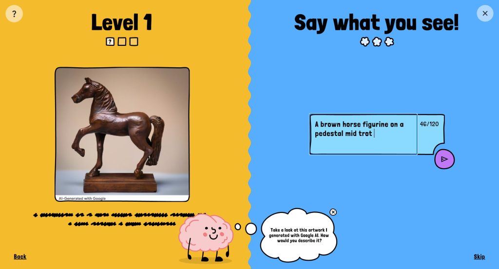 Google AI game teaches you how to write image prompts