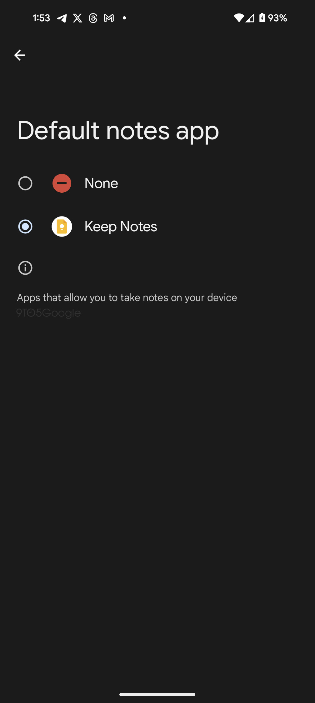 Google Keep to support Android 14 notes role, lock screen features
