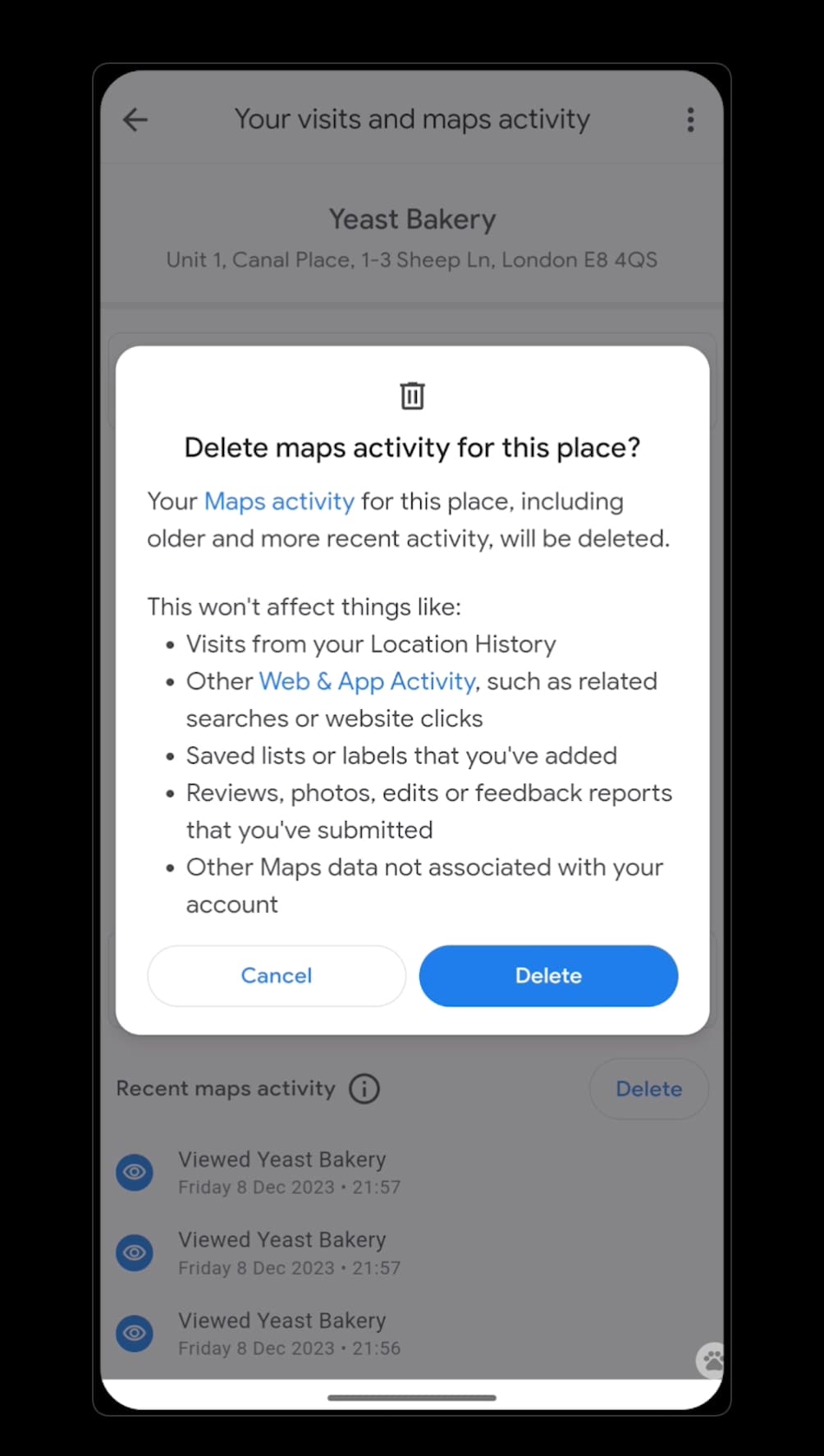 Google will store Location History, Maps Timeline on your device