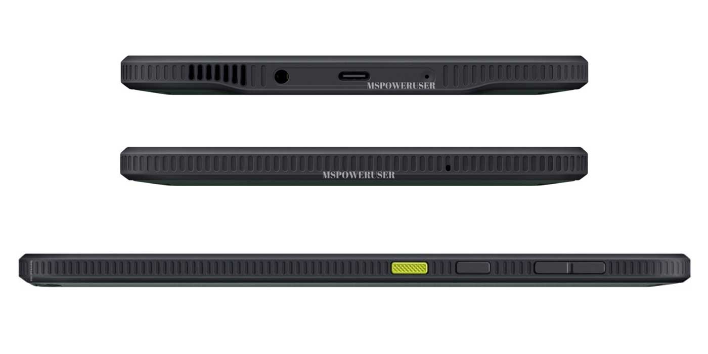 Rugged Galaxy Tab Active 5 appears in official-looking renders