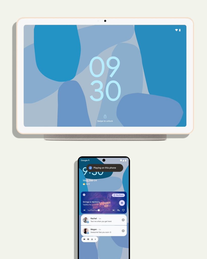 Pixel Tablet getting Tap to Cast with UWB Pixel phones