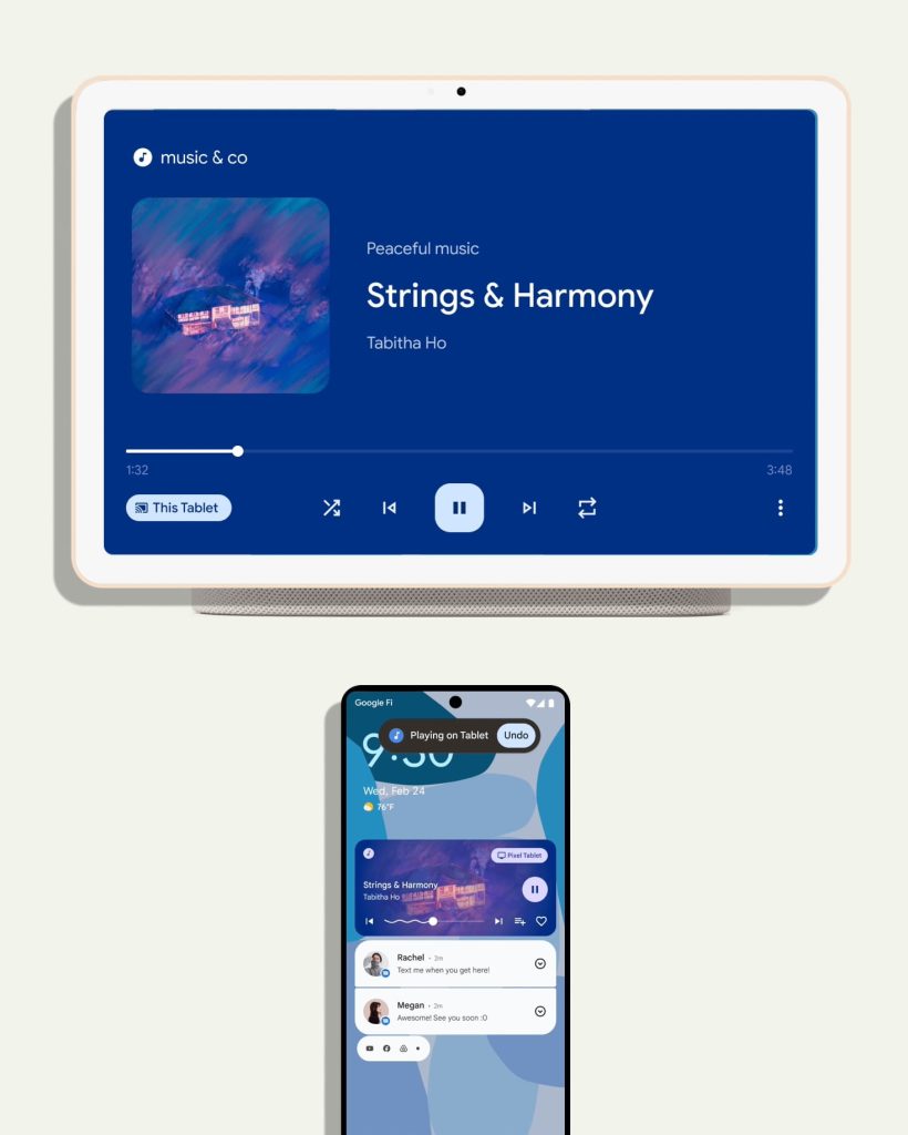 Pixel Tablet getting Tap to Cast with UWB Pixel phones