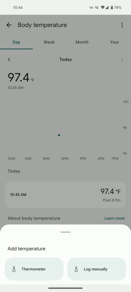 Pixel Thermometer update rolls out: Body temp requires US SIM