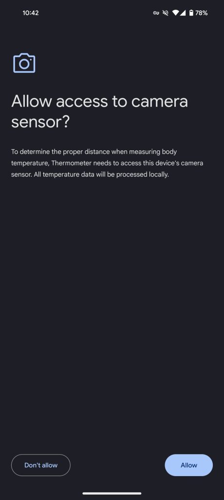 Pixel Thermometer update rolls out: Body temp requires US SIM