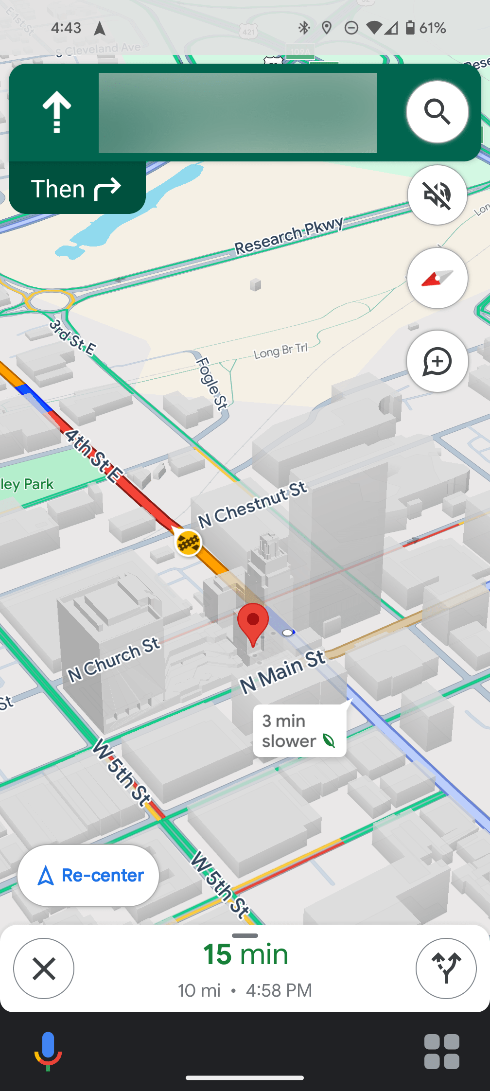 Google Maps now showing 3D buildings in navigation, Android Auto