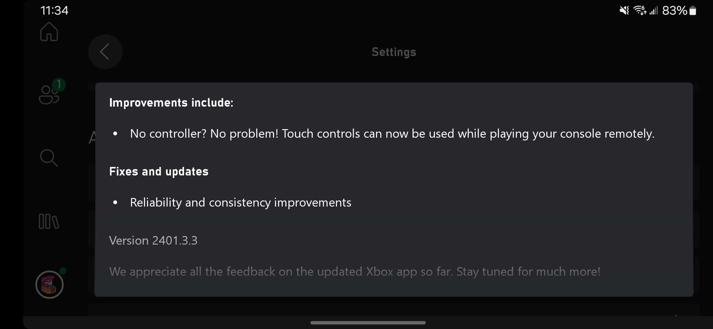 Xbox Remote Play getting touch controls on Android and iOS