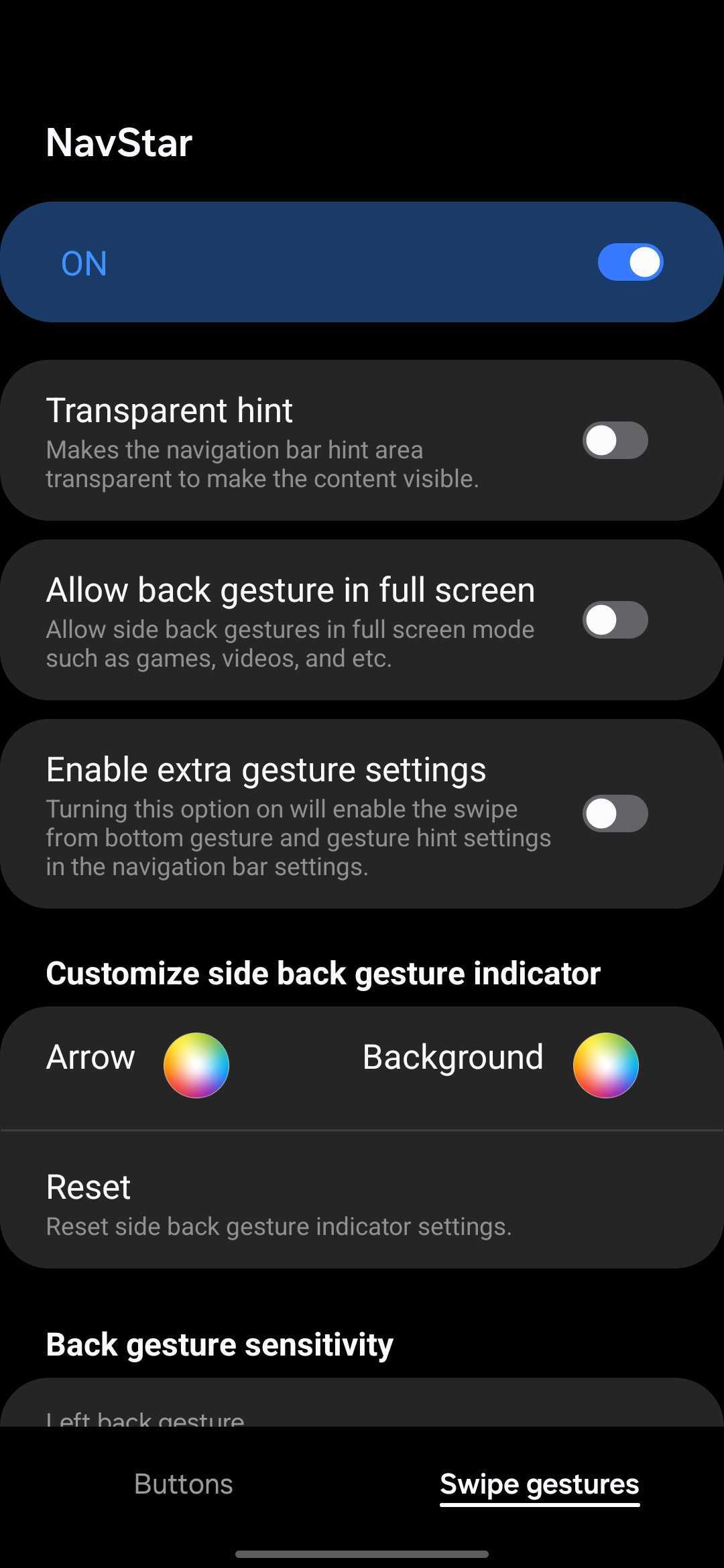 Samsung 'swipe from bottom' gesture navigation is still available