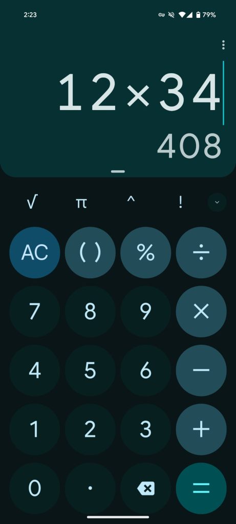 Calculating critiques of the Android and iPhone Calculator apps