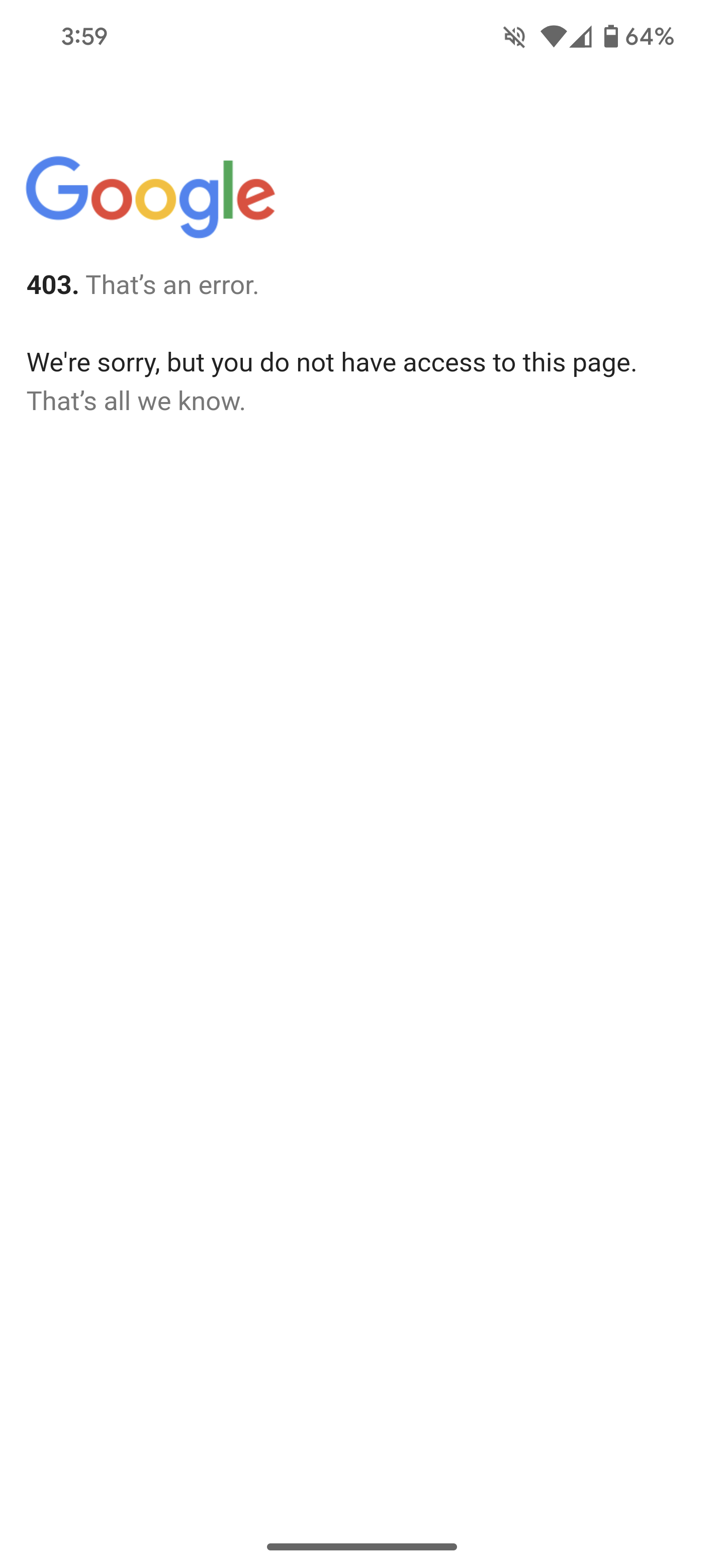 Google Home app 'Automations' tab was broken, 403 error