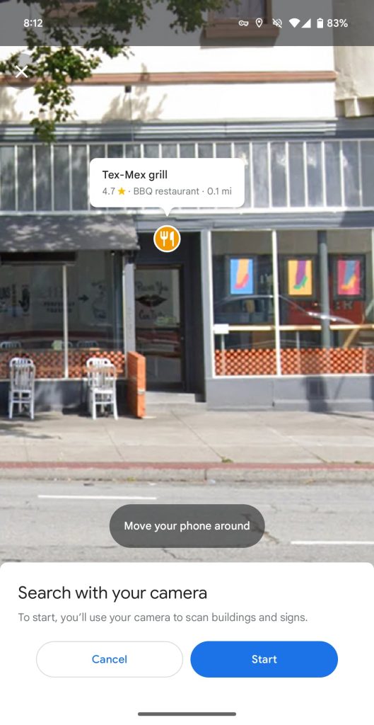 Google Lens AR search in Google Maps gets more prominent icon