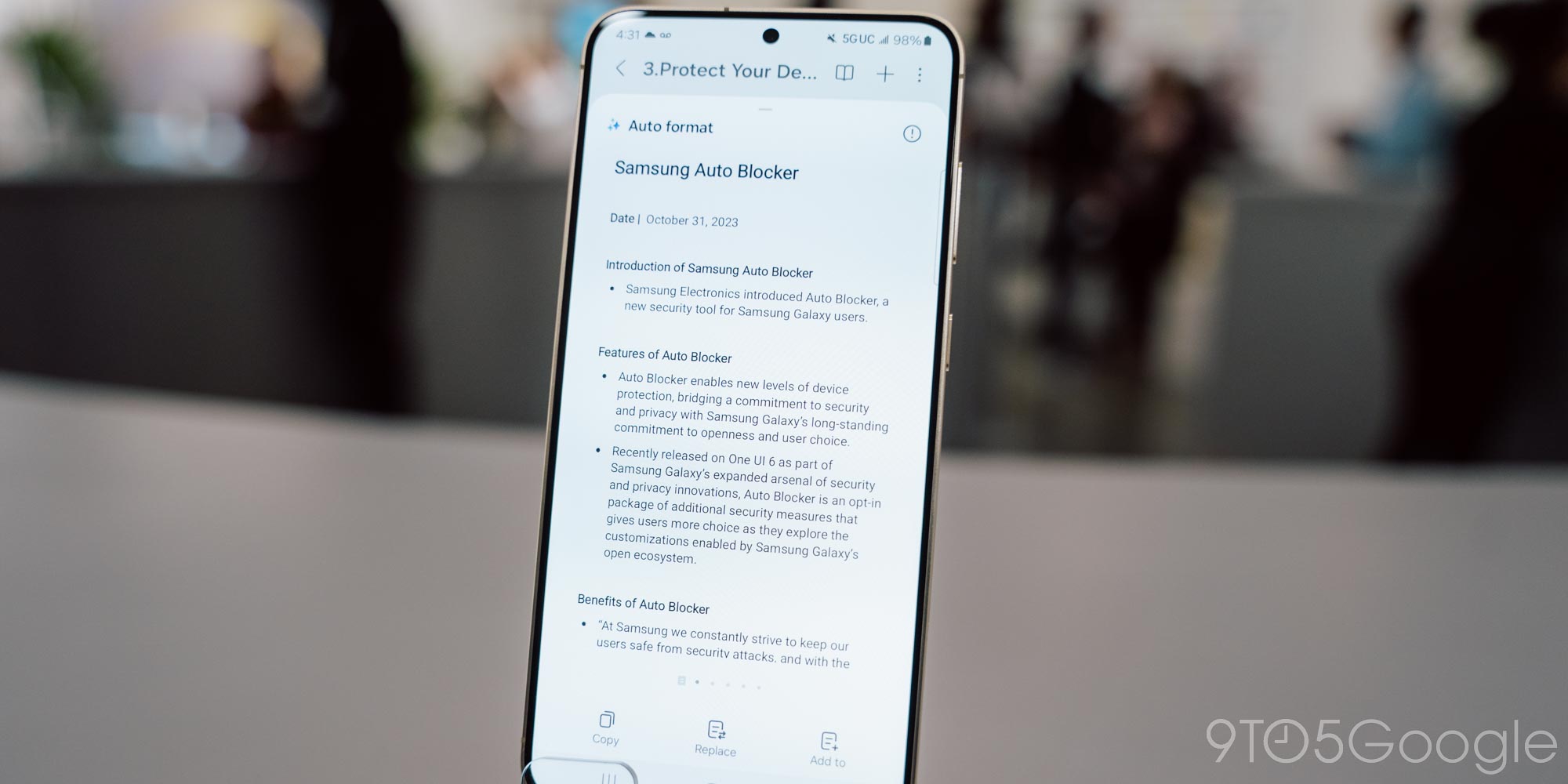 Samsung launching One UI 6.1 for older Galaxy devices with AI