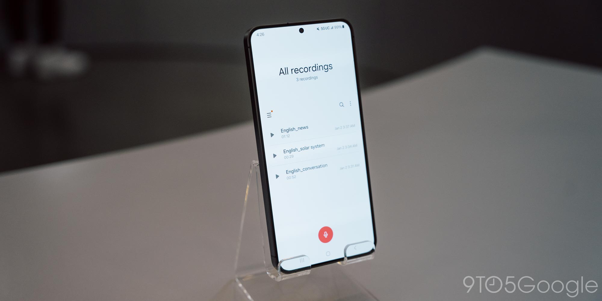 Samsung Voice Recorder getting AI transcription [Gallery]