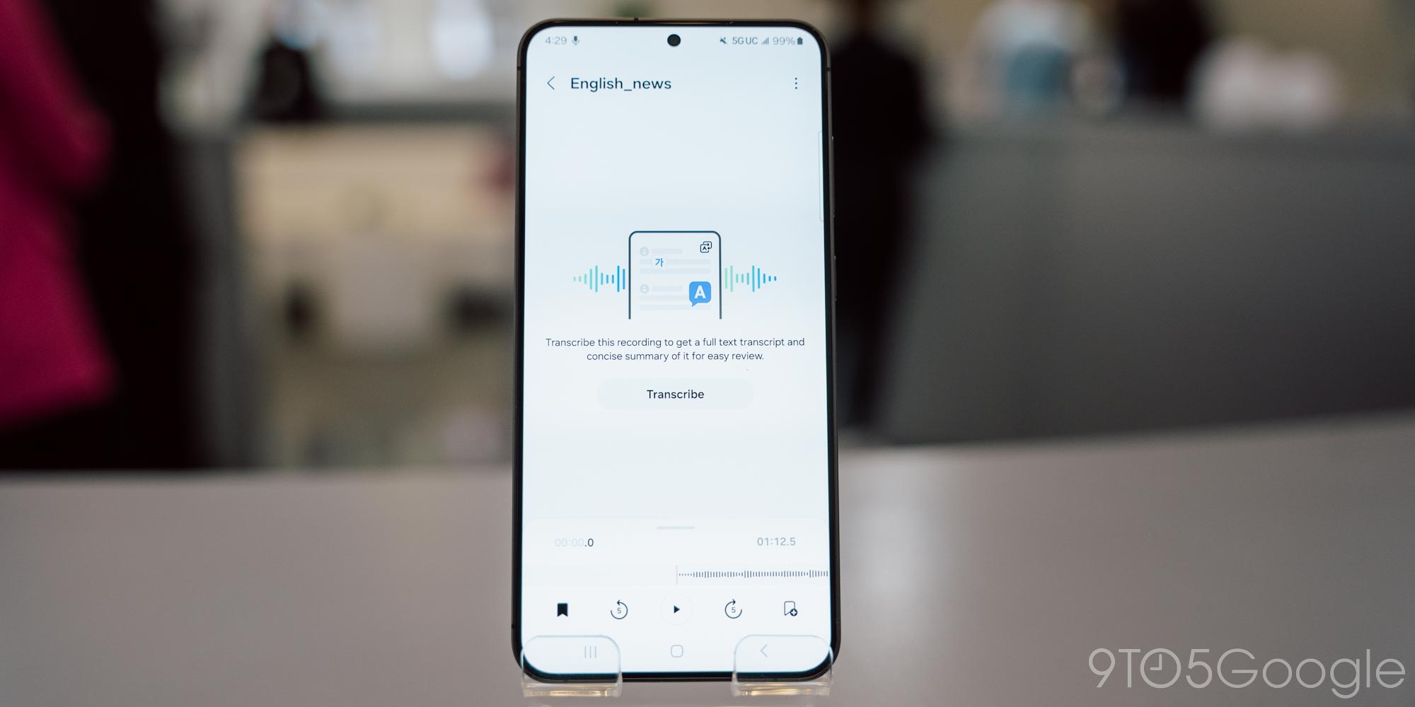 Samsung Voice Recorder getting AI transcription [Gallery]