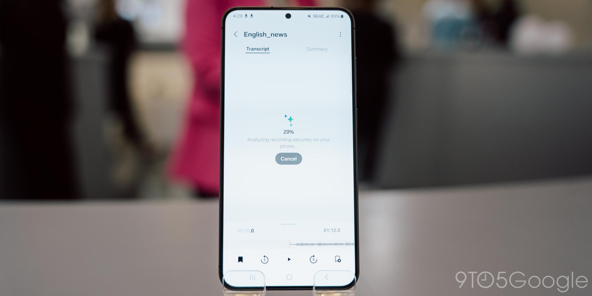Samsung Voice Recorder getting AI transcription [Gallery]
