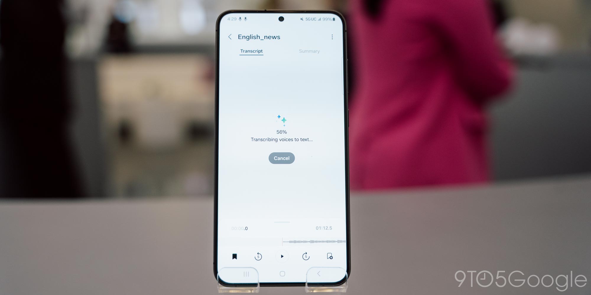 Samsung Voice Recorder getting AI transcription [Gallery]