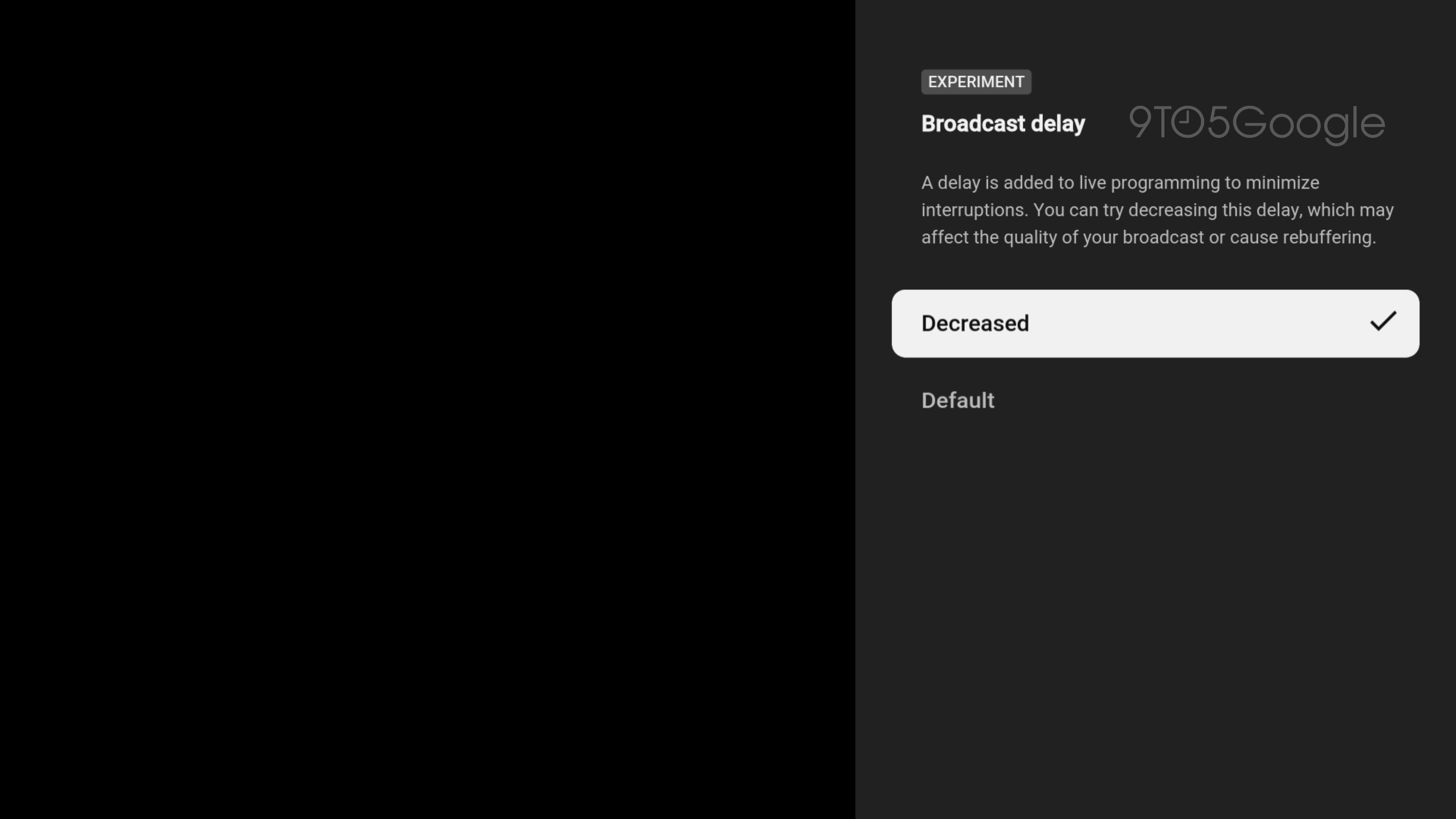 YouTube TV lets you adjust broadcast delay for longer