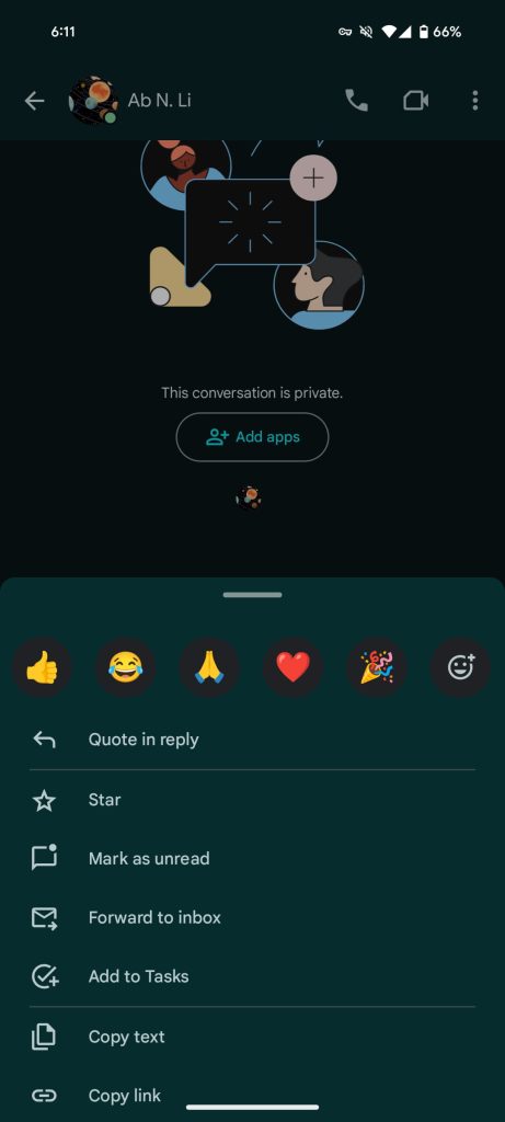 Google Chat rolls out ability to star messages on Android