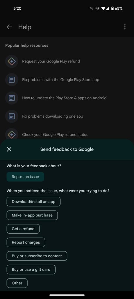 Google redesigns in-app feedback tool on Android, iOS