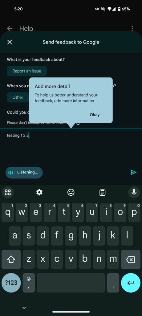 Google redesigns in-app feedback tool on Android, iOS