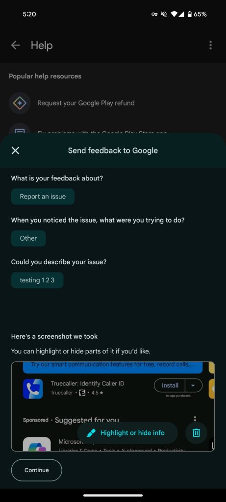Google redesigns in-app feedback tool on Android, iOS