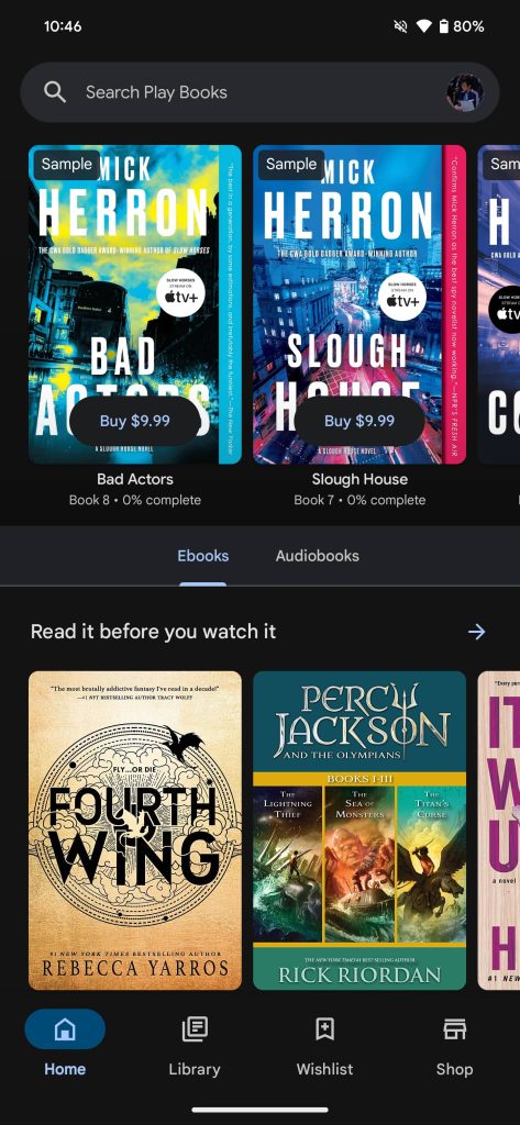 Google Play Books finally rolling out Material You redesign