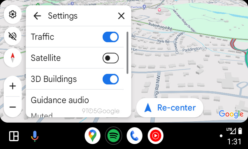 How to turn off Google Maps 3D on Android Auto and CarPlay