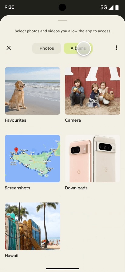 Android photo picker with Google Photos support rolling out